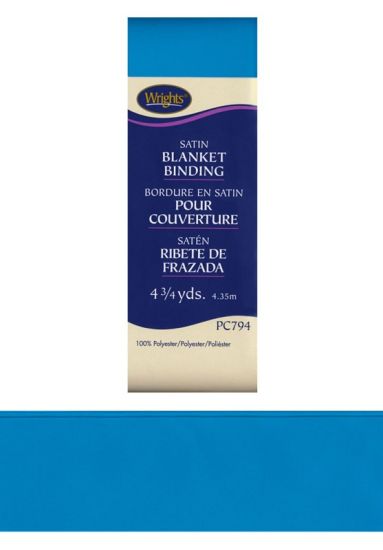 WRIGHTS - SATIN BLANKET BINDING - 2 INCH X 4.75 YARDS
